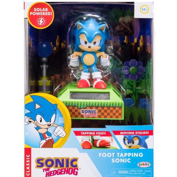 Sonic The Hedgehog | Toys | Sonic The Hedgehog Foot Tapping Sonic Solar ...